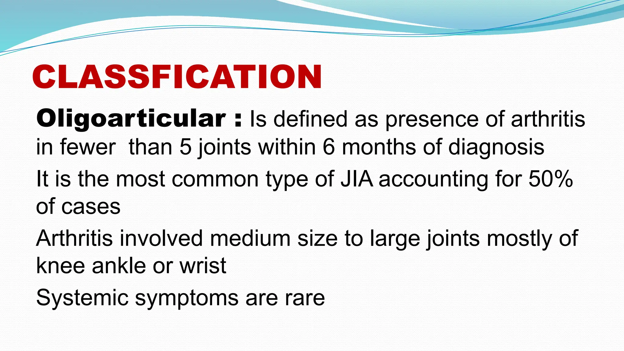 Juvenile Idiopathic Arthritis Jia Pptx