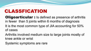 Juvenile idiopathic arthritis. JIA .pptx