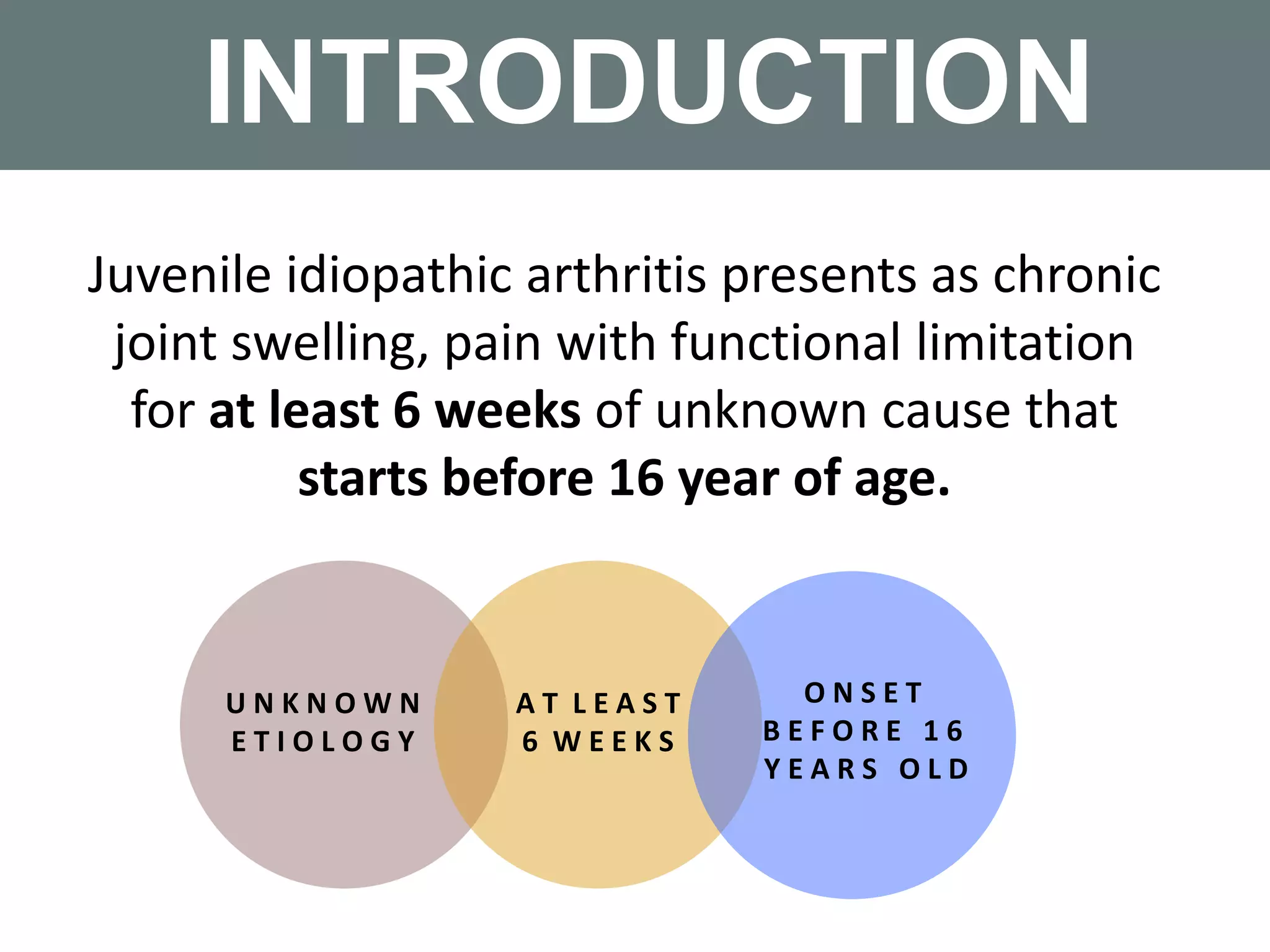 Juvenile idiopathic arthritis (JIA) | PPTX