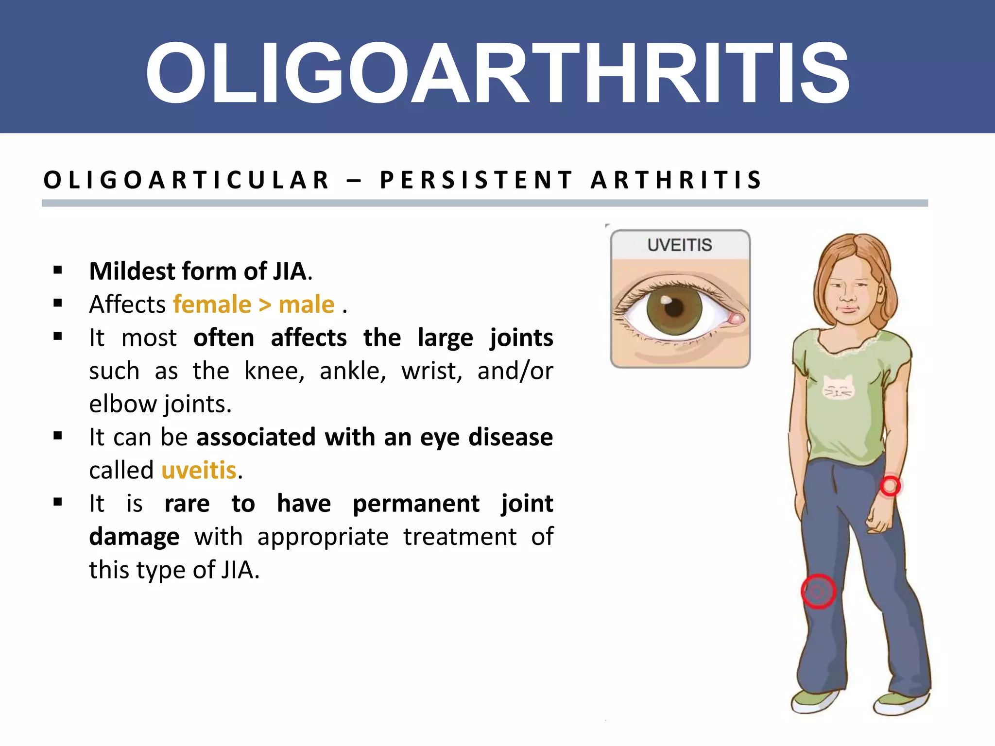 Juvenile idiopathic arthritis (JIA) | PPTX
