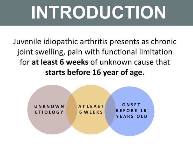 Juvenile idiopathic arthritis (JIA) | PPTX | Bone and Joint Conditions ...