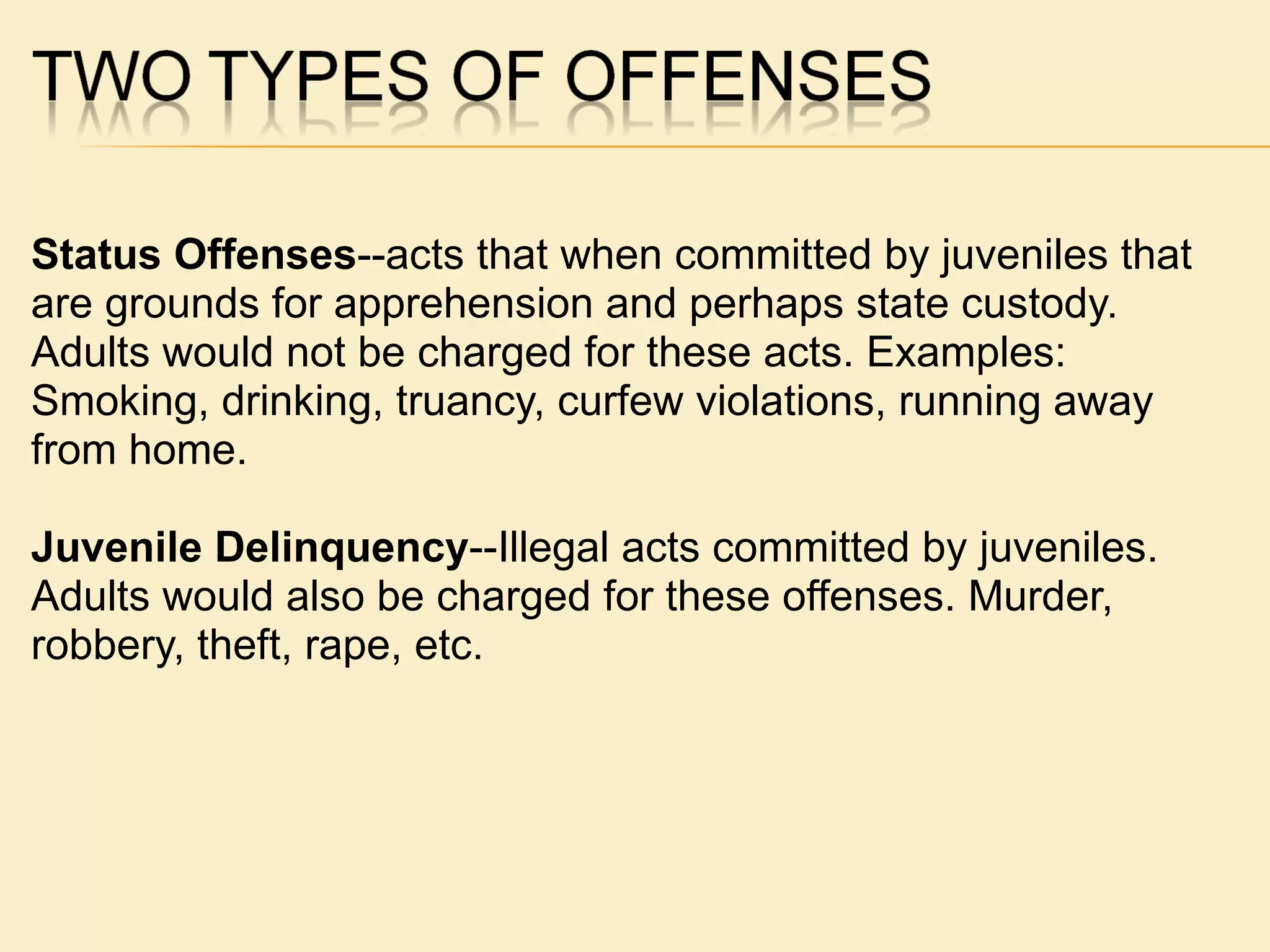 Juvenile Justice System | PPT