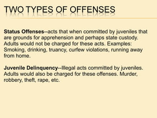 Juvenile Justice System | PPT
