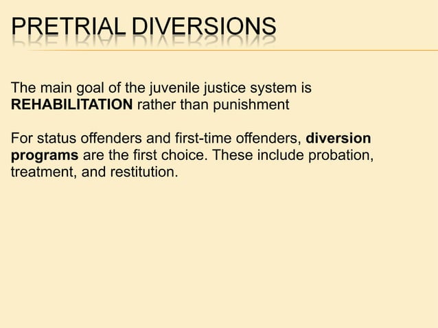 Juvenile Justice System | PPT