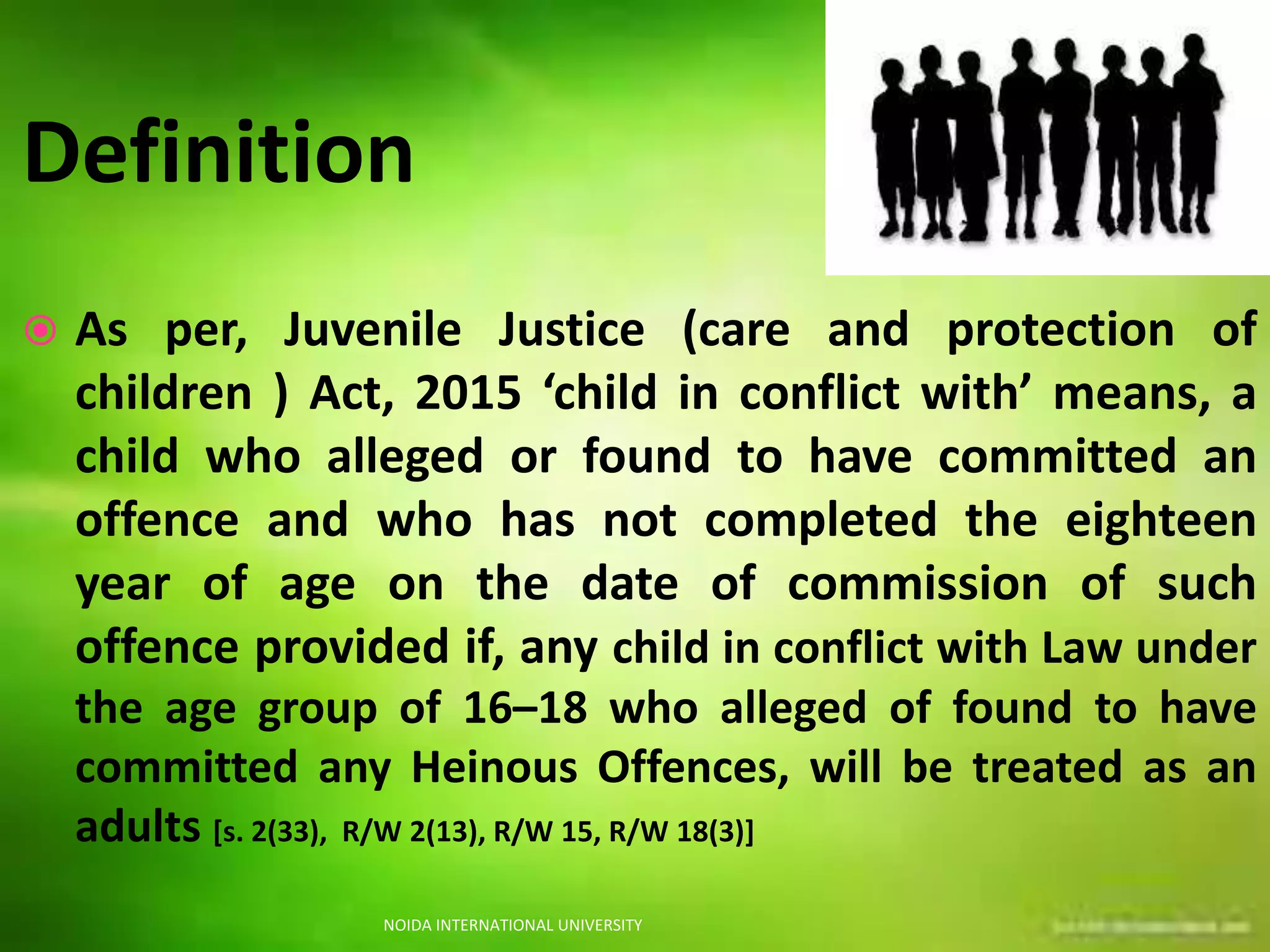 Juvenile justice system | PPTX