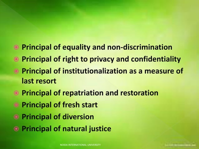 Juvenile justice system | PPTX