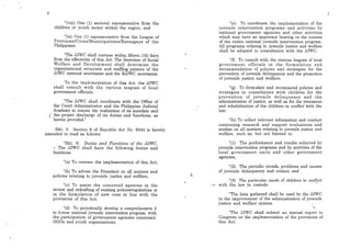 Juvenile Justice System (Republic Act 10630) | PDF