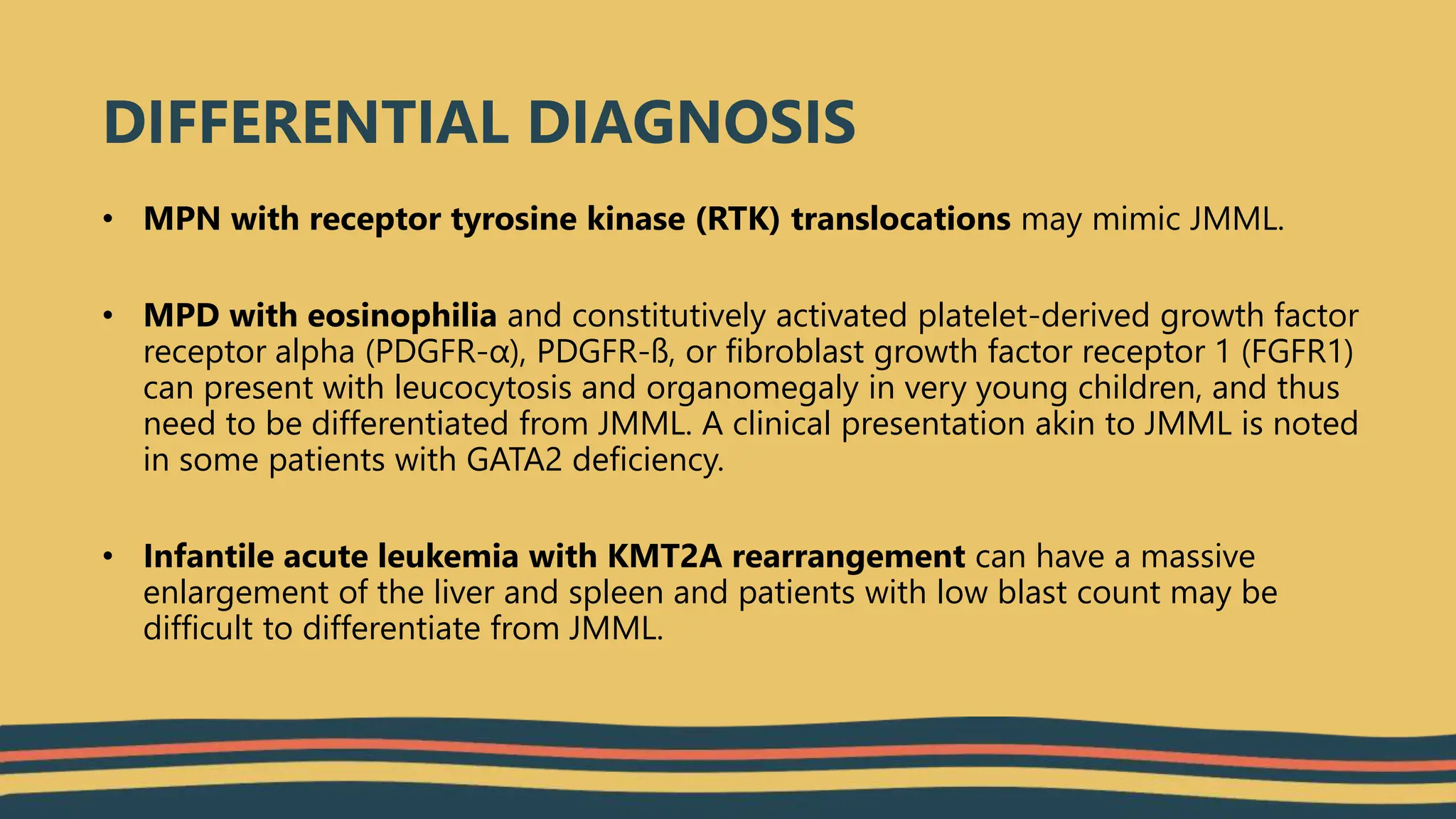 Juvenile Myelomonocytic Leukemia (JMML) | PPTX