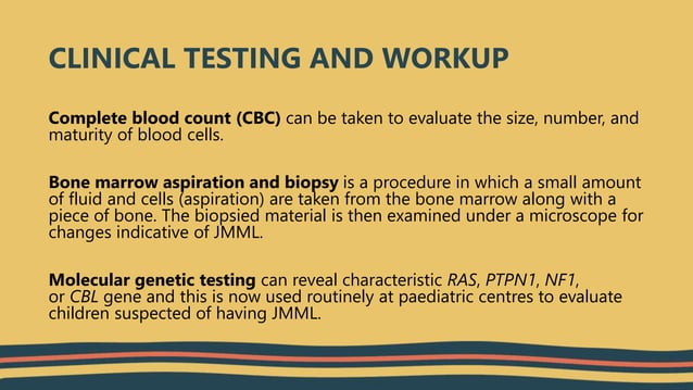 Juvenile Myelomonocytic Leukemia (JMML) | PPTX | Blood Disorders ...