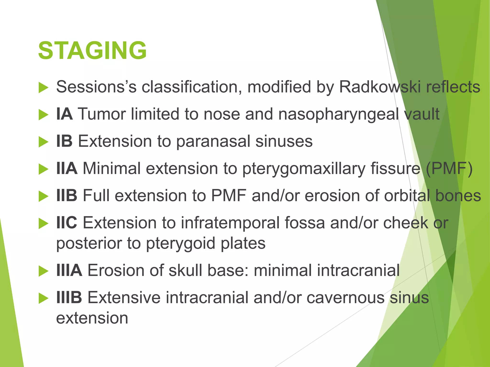Juvenile nasopharyngeal angiofibroma | PPTX