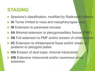 Juvenile nasopharyngeal angiofibroma | PPTX