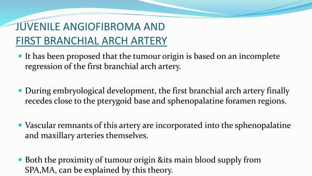 Juvenile nasopharyngeal angiofibroma | PPTX