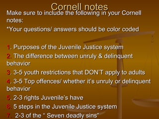 Juvenile offenders middle school | PPT