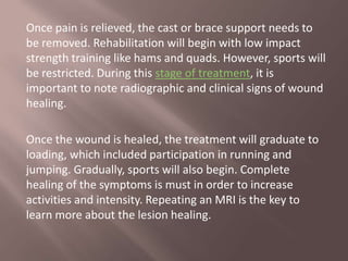 Juvenile osteochondritis dissecans | PPTX
