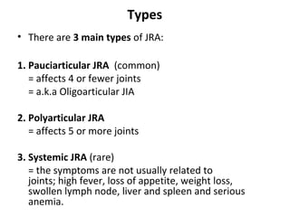 Juvenile rheumatoid arthritis | PPT