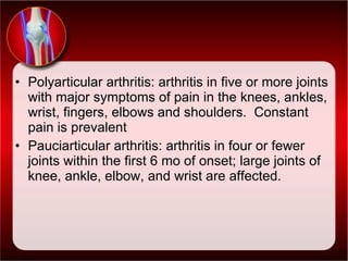Juvenile+Rheumatoid+Arthritis+slides+ | PPT