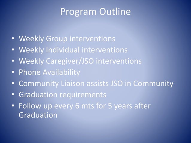 Juvenile Sexual Offender Program using DBT | PPT