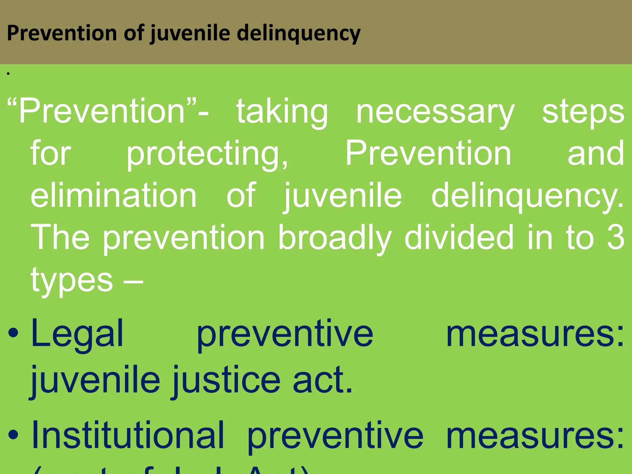 juvinile delinquency.ppt njskwkwkwkmw mmww | PPT
