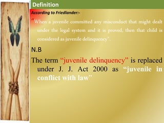 juvinile delinquency.ppt njskwkwkwkmw mmww | PPT