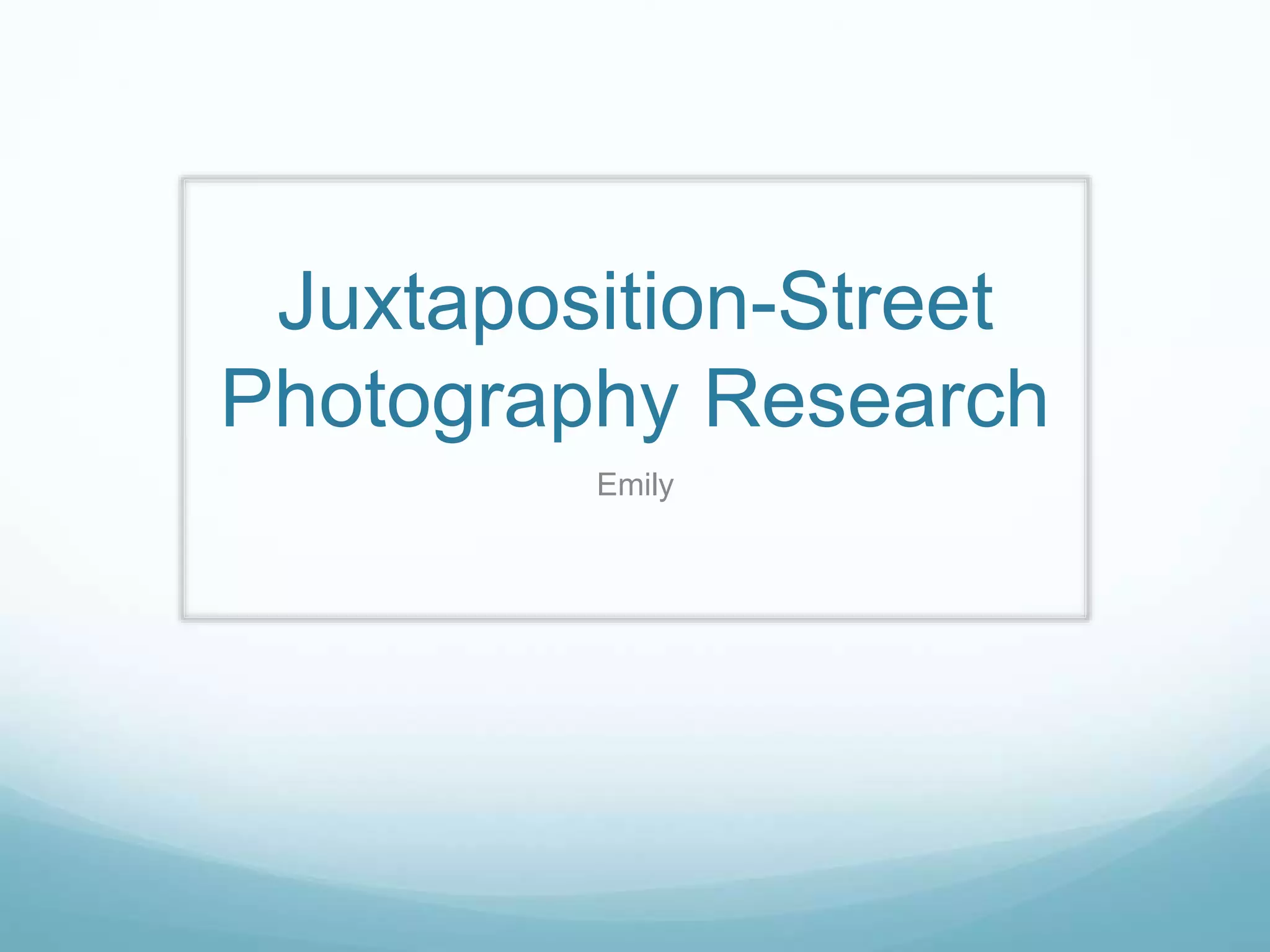 Juxtaposition | PPTX