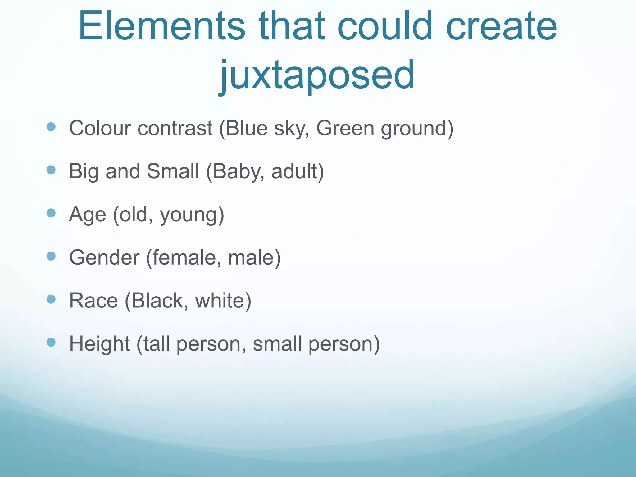 Juxtaposition | PPTX