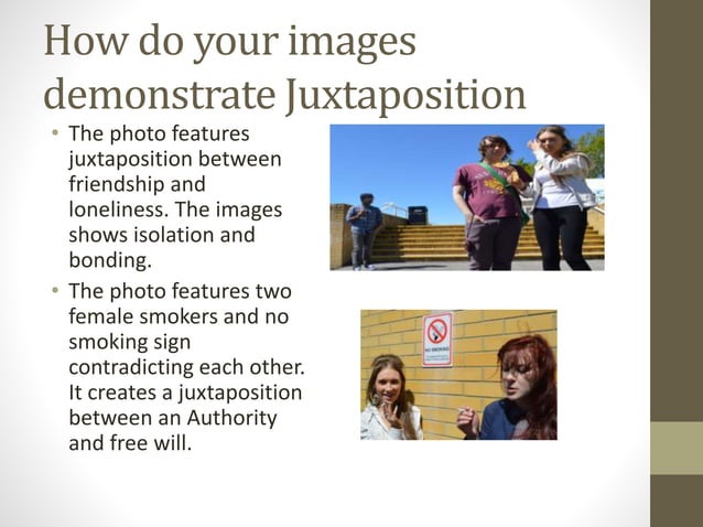 Juxtaposition Photography | PPT