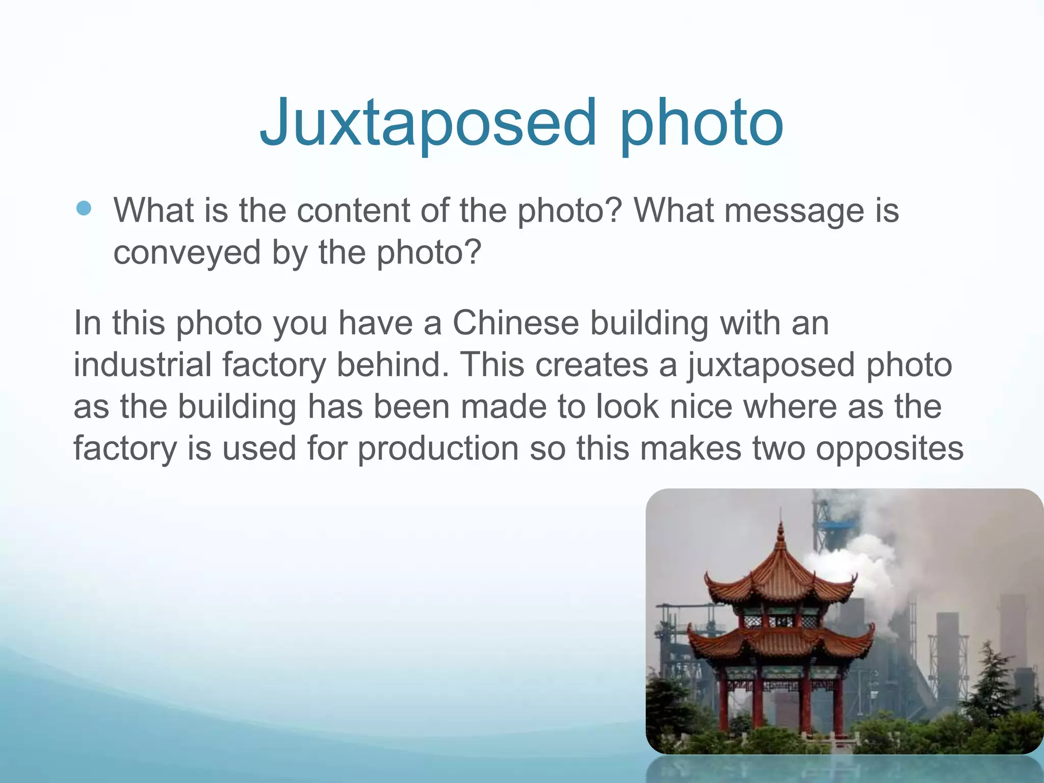 Juxtaposition work | PPTX