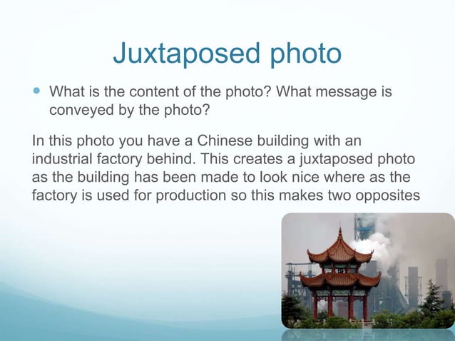 Juxtaposition work | PPT