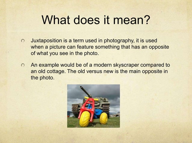 Juxtaposition powerpoint | PPTX