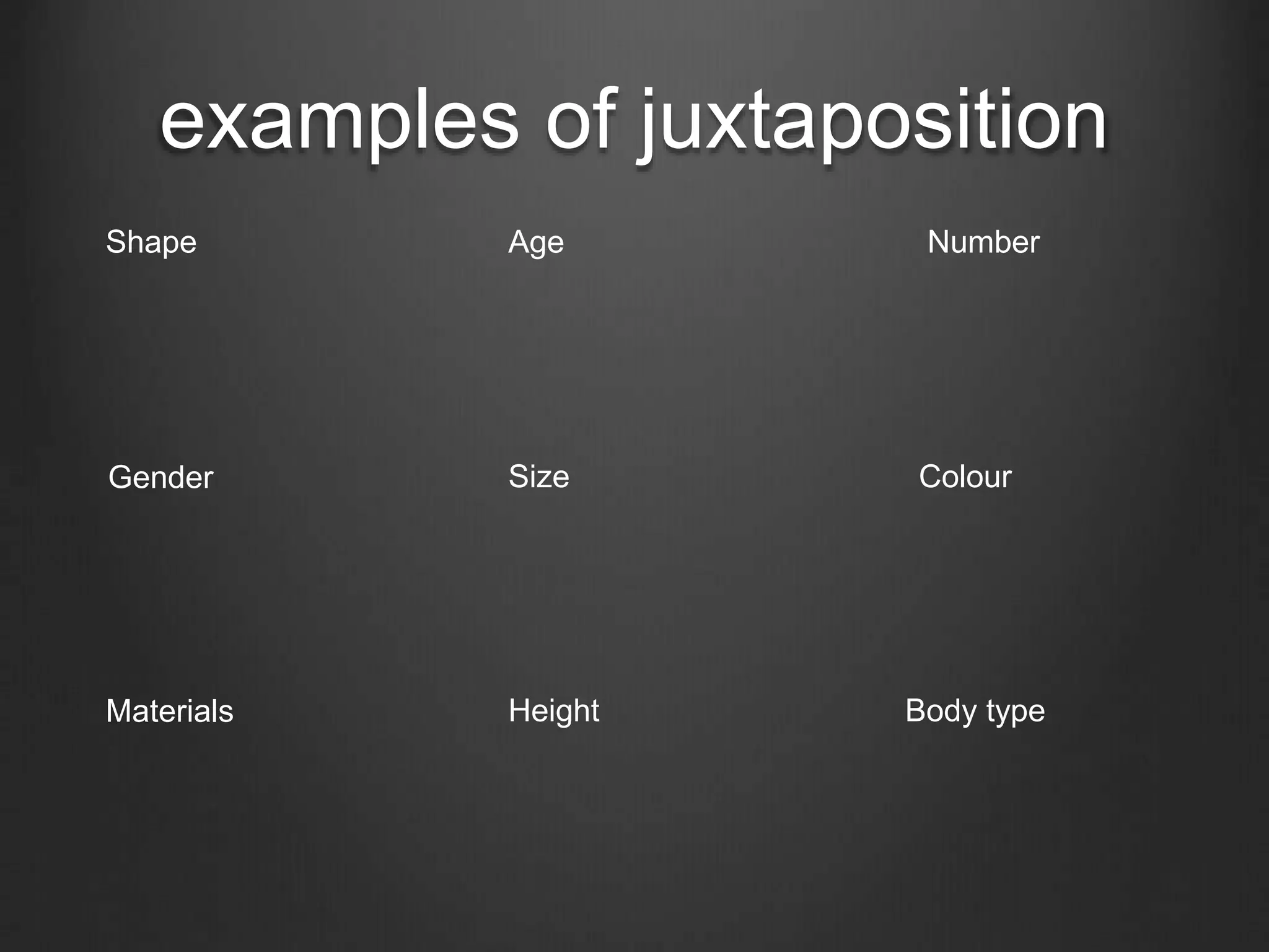 Juxtaposition pp | PPTX