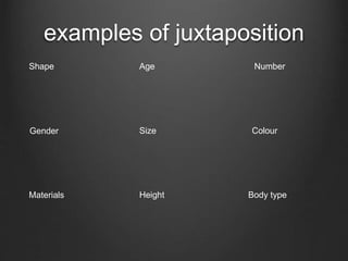 Juxtaposition pp | PPT
