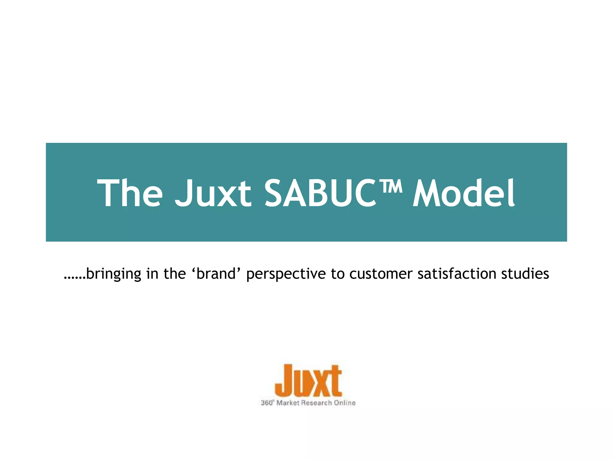 Juxt C Sat Sabuc Model | PPT