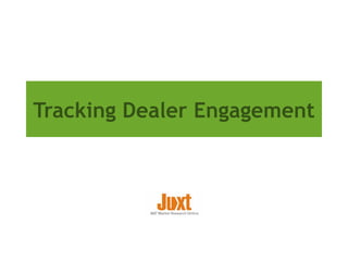 Juxt Dealer Engagement Firse Model | PPT