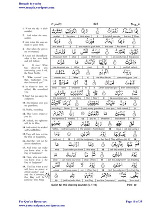 Juz 30 word to-word | PDF