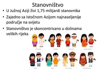 Juzna Azija stanovništvo | PPTX
