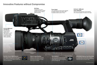 JVC GY-HM600 Brochure | PDF | Cameras and Camcorders | Consumer Electronics