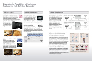 JVC GY-HM600 Brochure | PDF