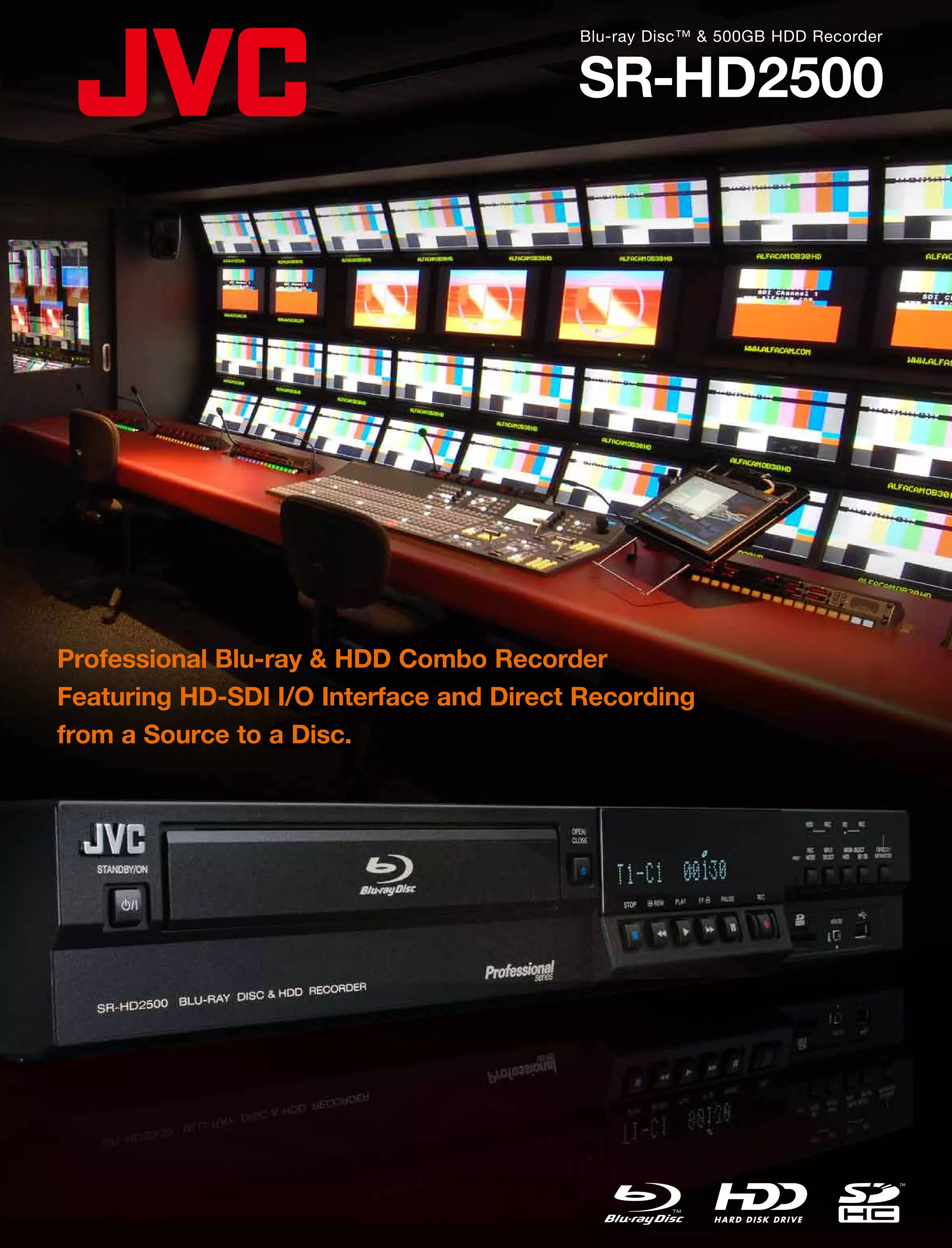 JVC SR-HD2500E | PDF