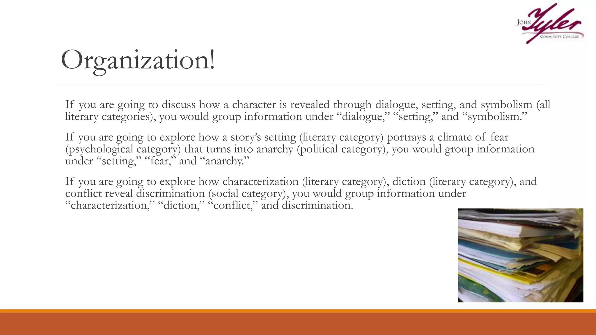 Literary analysis | PPSX