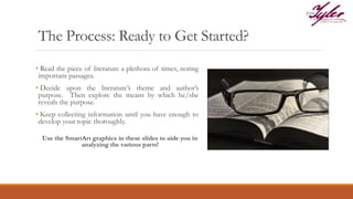 Literary analysis | PPSX