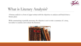 Analyzation Of Literature