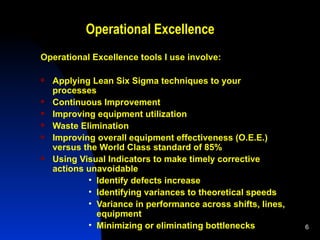 Jvh Lean Presentation For 2009 | PPT | Mechanical and Industrial ...