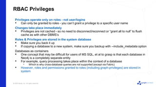 Role-Based Access Control (RBAC) in Neo4j | PPTX