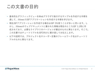 JViews Diagrammer チュートリアル (JSF 2) | PPTX