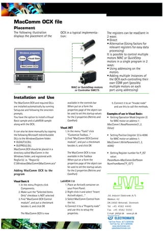 JVL MacComm OCX File | PDF