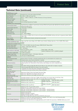 JVL The MAC Motor AC-Servo Motors with Integrated Driver | PDF