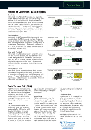JVL The MAC Motor AC-Servo Motors with Integrated Driver | PDF