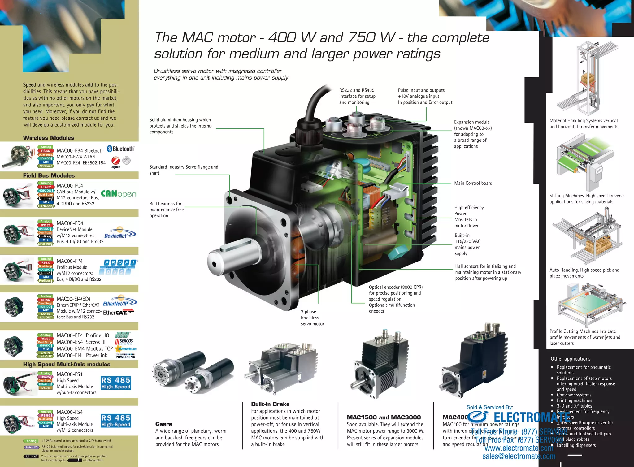 JVL Mac Servo Brochure | PDF