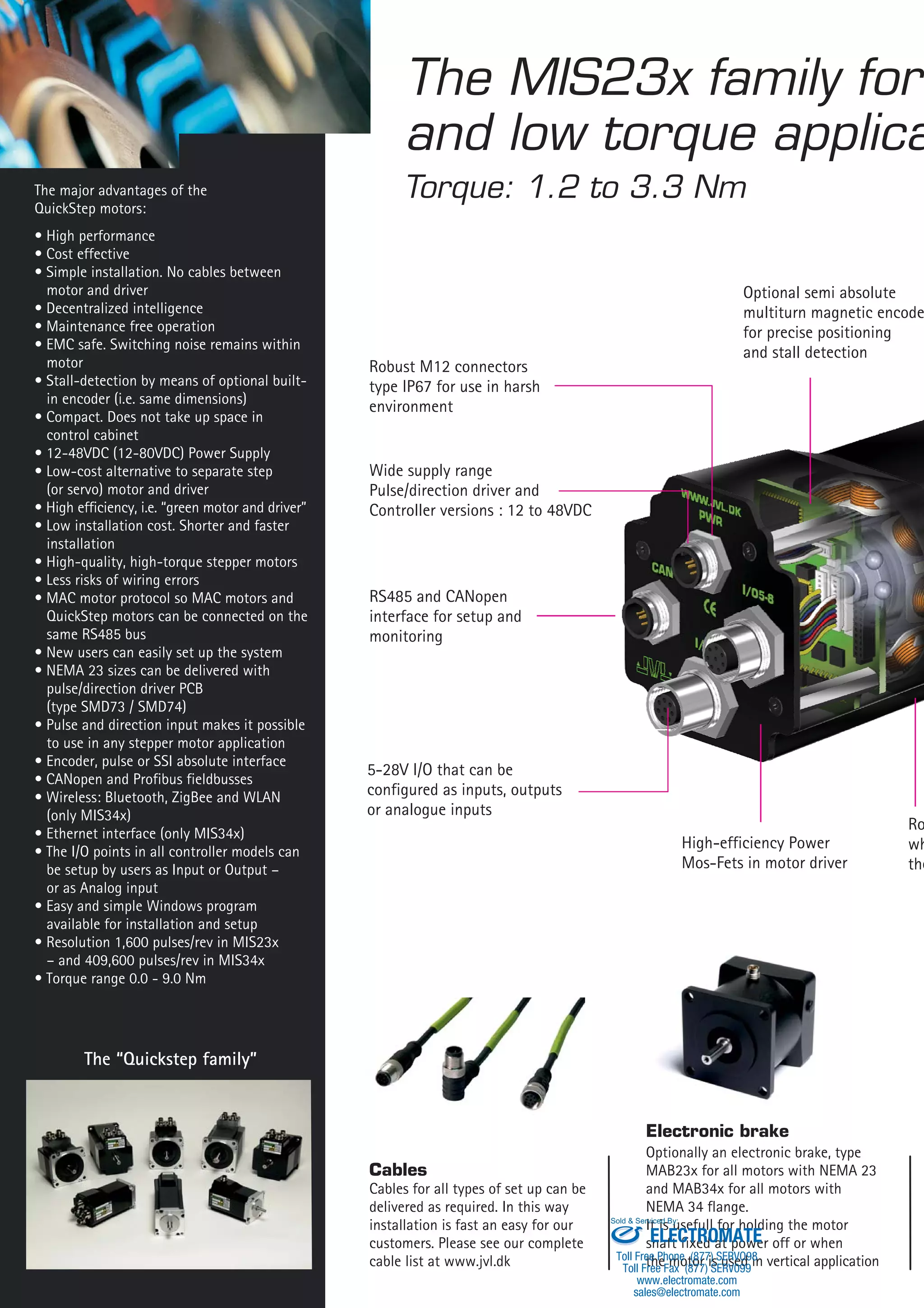 JVL Quickstep Brochure | PDF