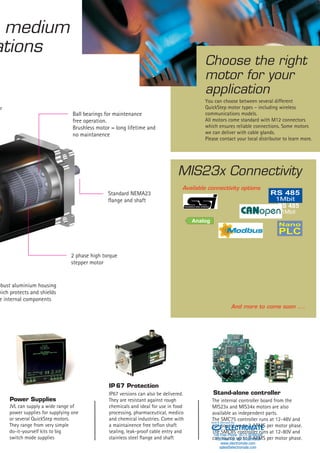 JVL Quickstep Brochure | PDF
